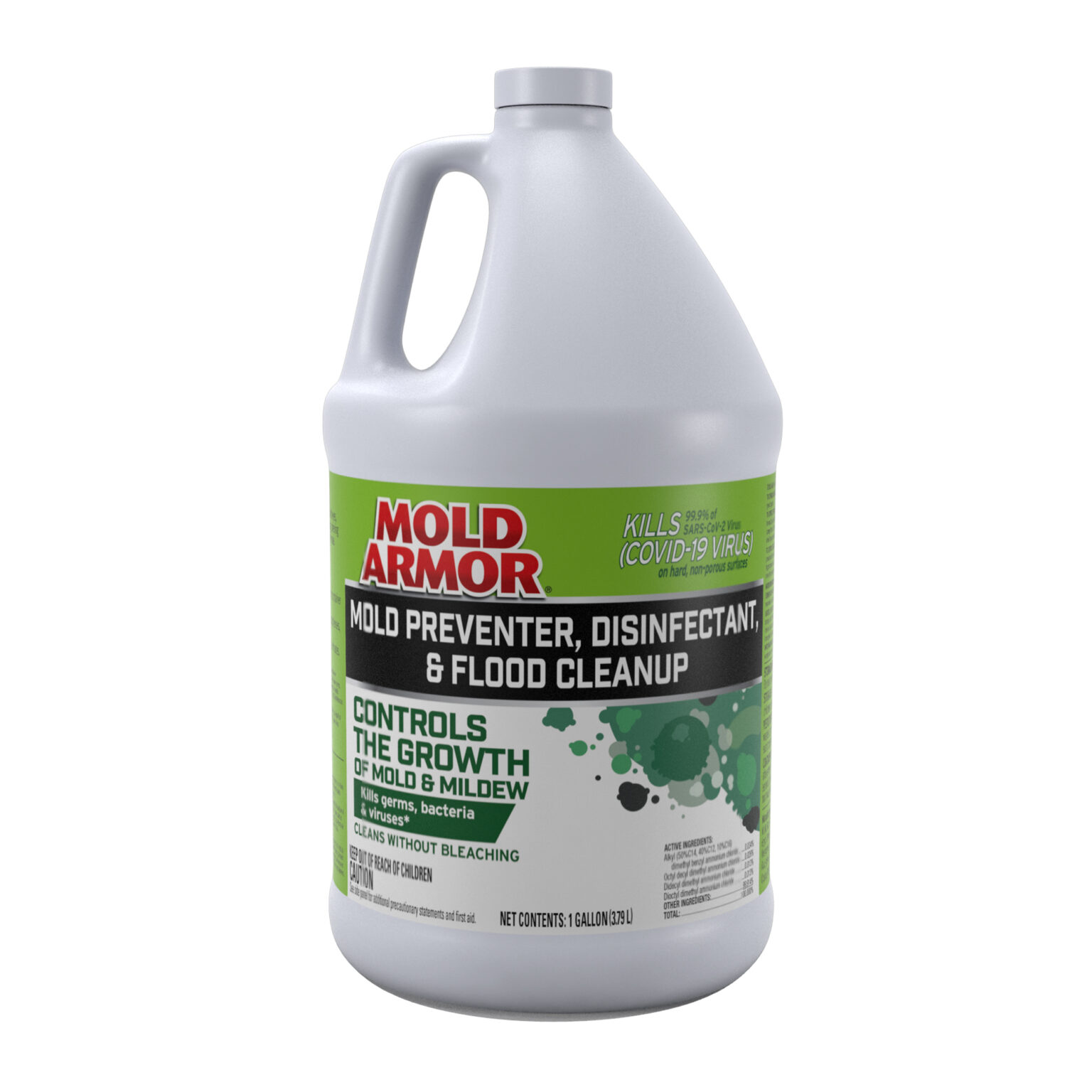 MOLD ARMOR Mold Preventer, Disinfectant & Flood Cleanup - 1 Gallon ...
